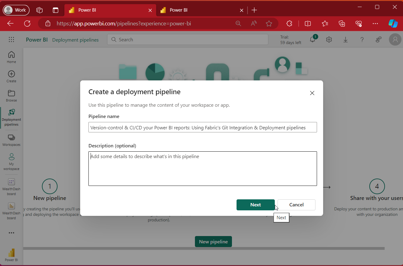 Version Control And Cicd Your Power Bi Reports Using Fabrics Git Integration And Deployment Pipelines