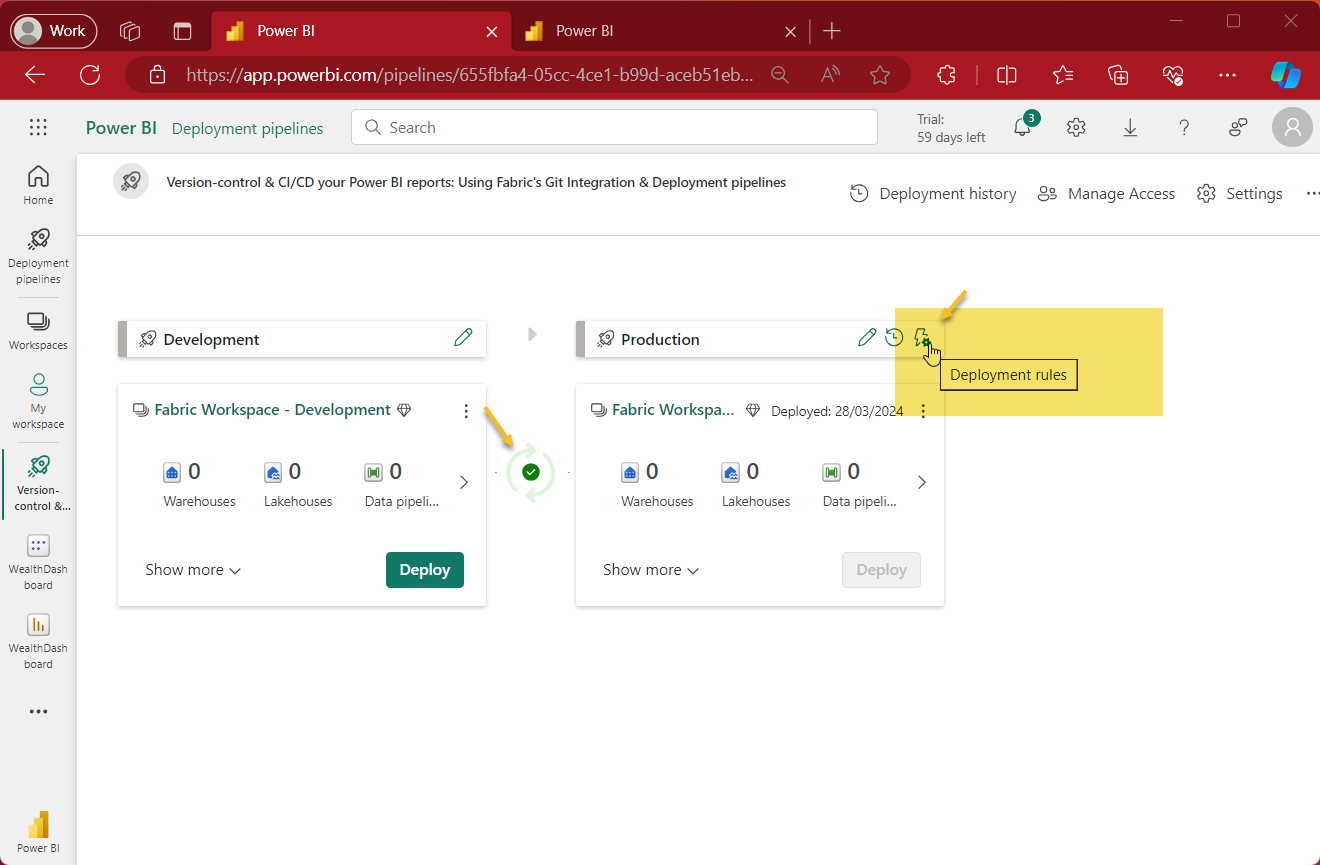 Version Control And Cicd Your Power Bi Reports Using Fabrics Git Integration And Deployment Pipelines