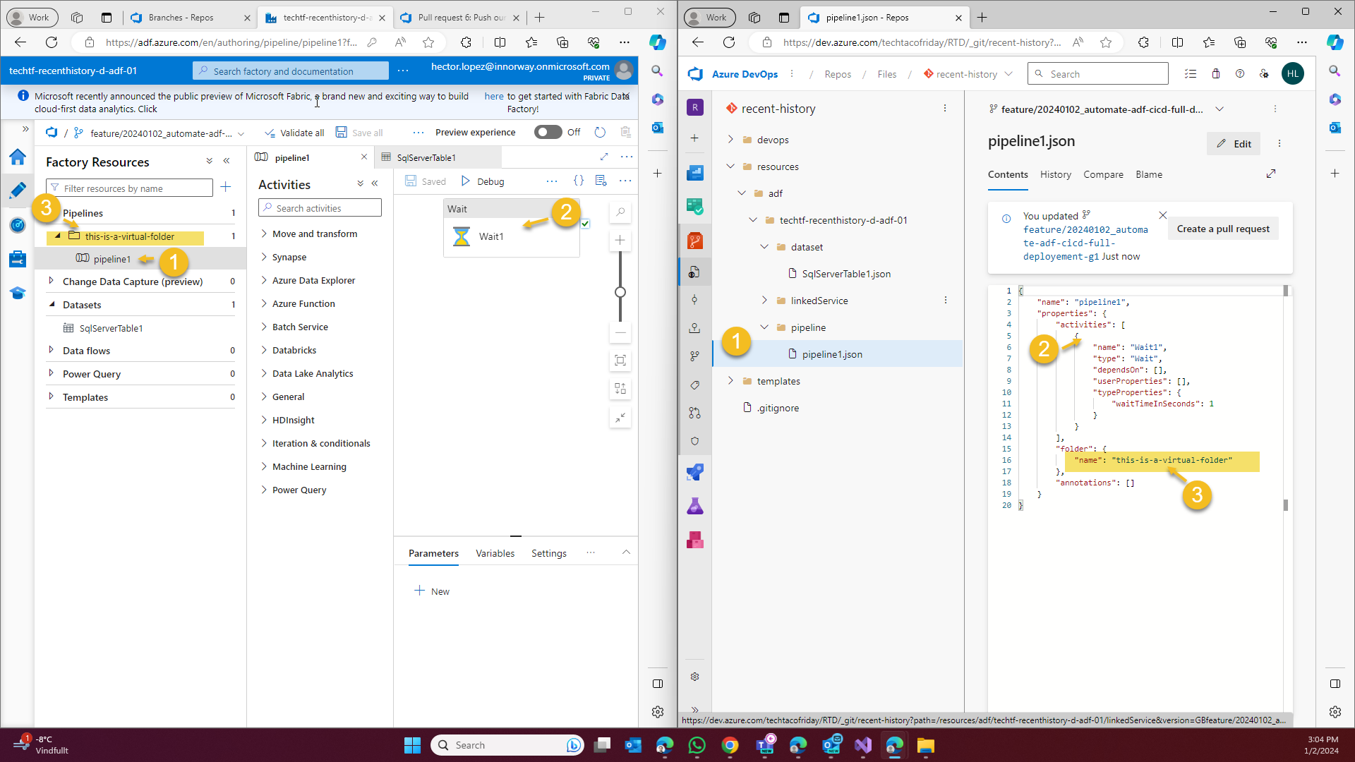 Understanding ADF authoring modes and Publishing Cycle
